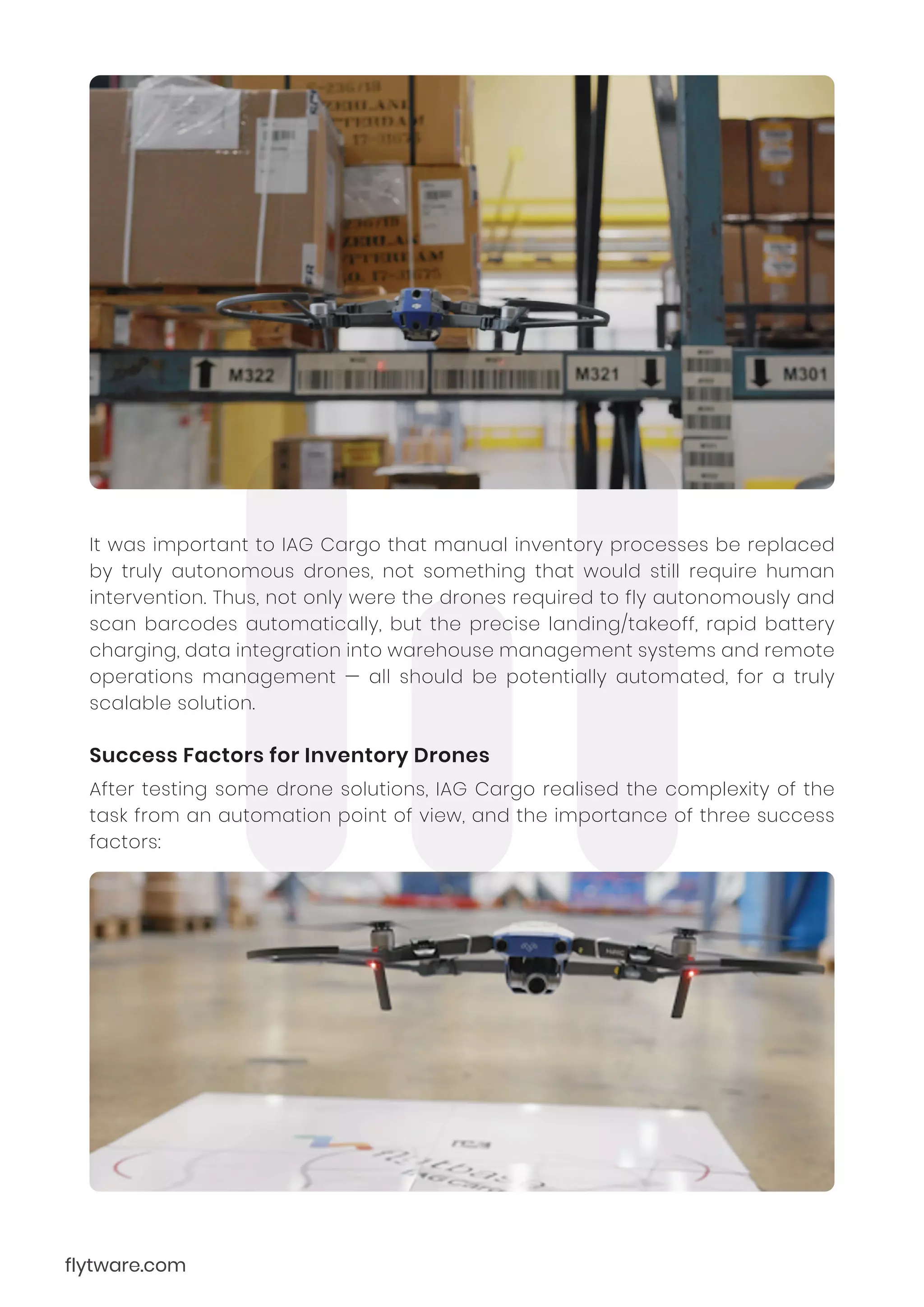 Aerial Inventory Counts at IAG Cargo | PDF