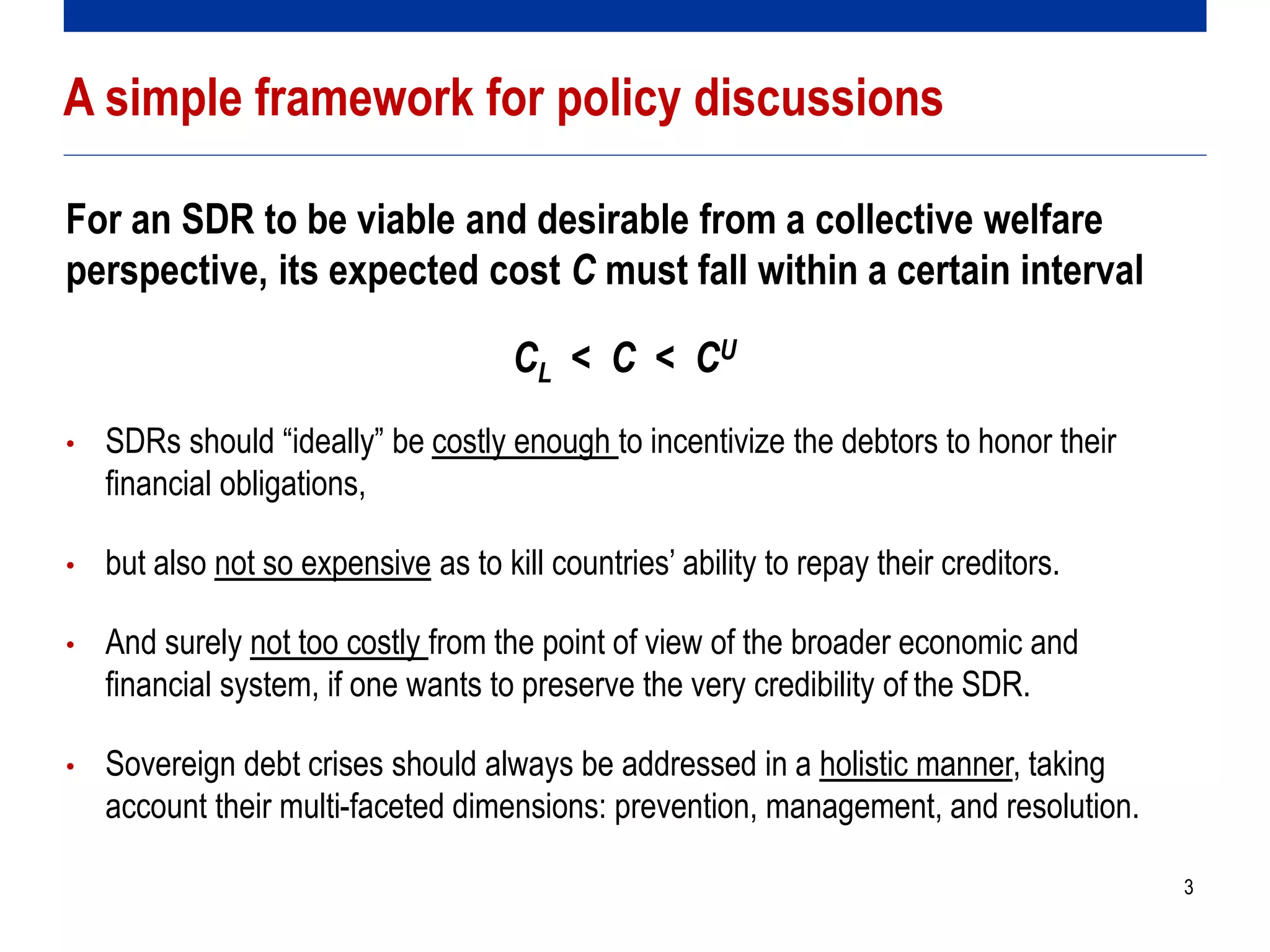 Can a European SDRM be effective? | PPT
