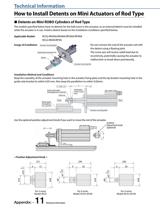 Iai 10 rc general_cj0203-2_a_a001-135_tech_info | PDF