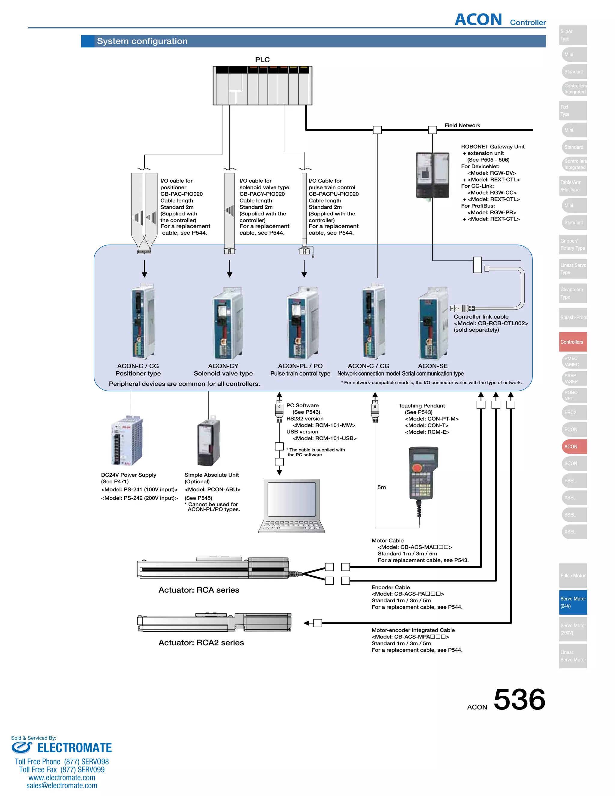 Iai acon controller_specsheet | PDF