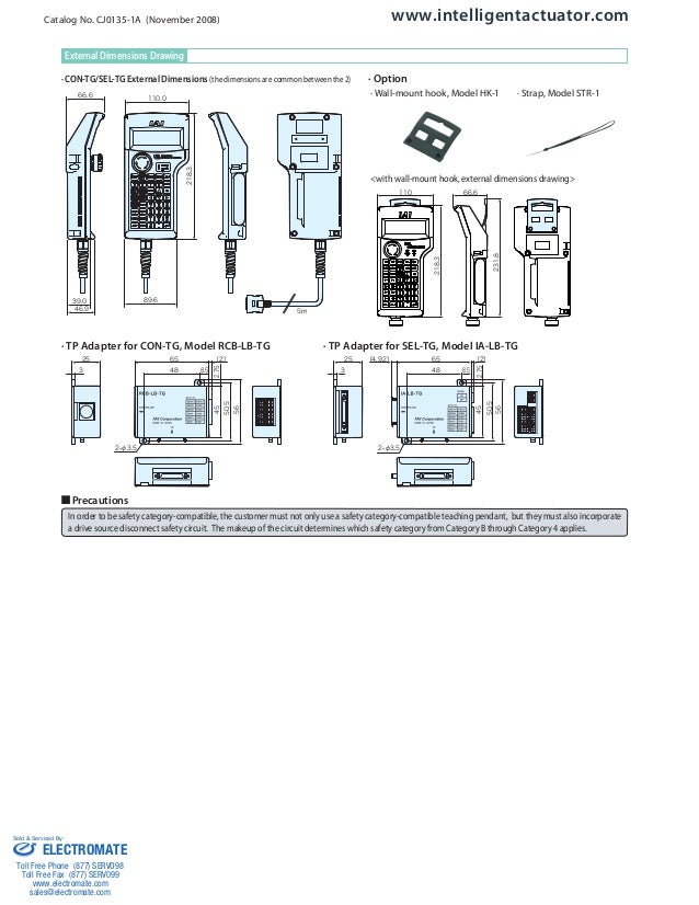 Iai con tg_sel_tg_specsheet
