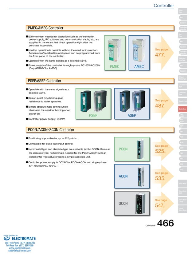Iai controller overview_specsheet | PDF