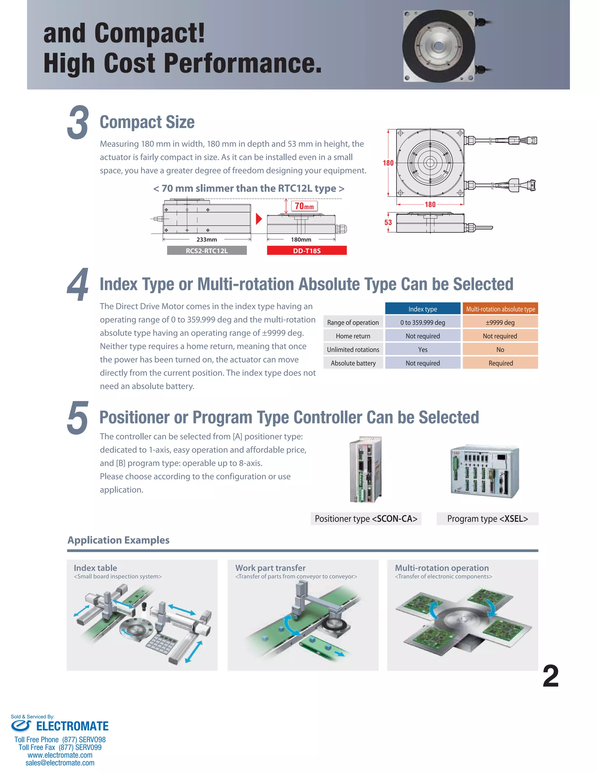 Iai direct drive_motor_specsheet | PDF