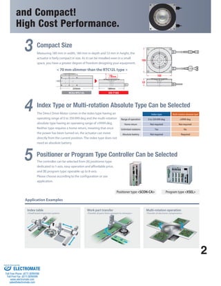 Iai direct drive_motor_specsheet | PDF
