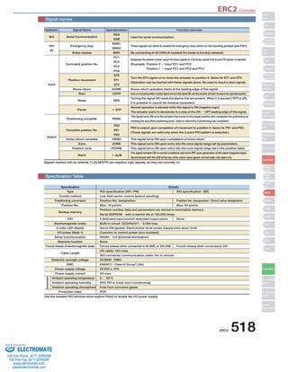 Iai erc2 controller_specsheet | PDF
