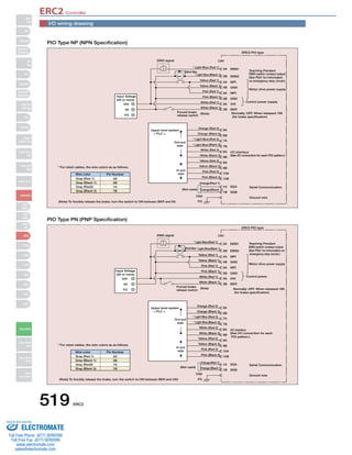 Iai erc2 controller_specsheet | PDF