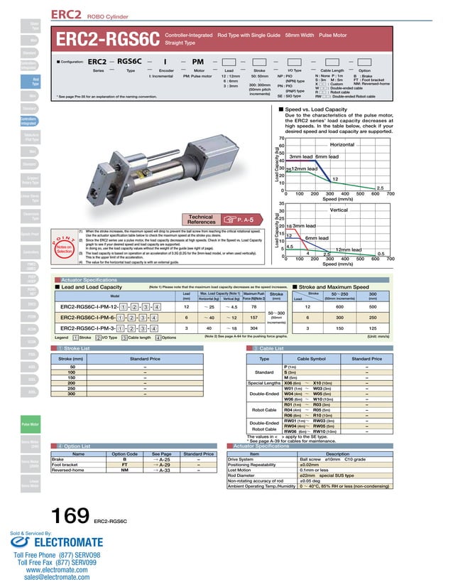 Iai erc2 rgs6_c_specsheet | PDF