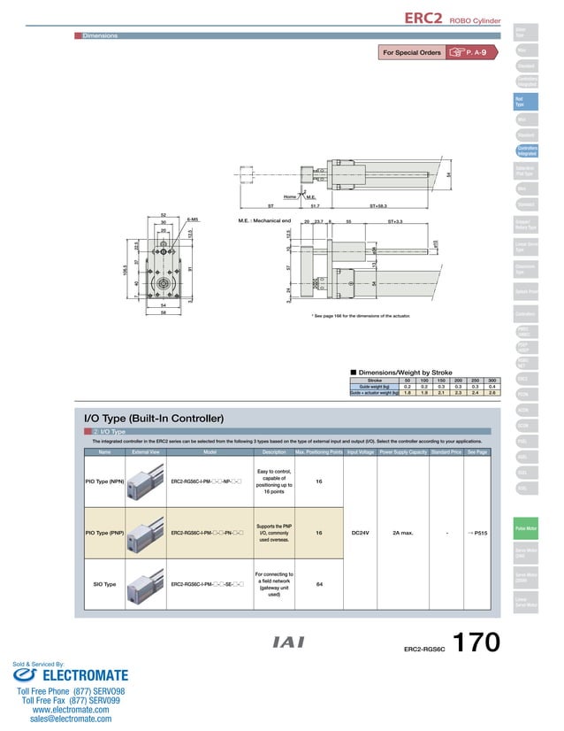 Iai erc2 rgs6_c_specsheet | PDF