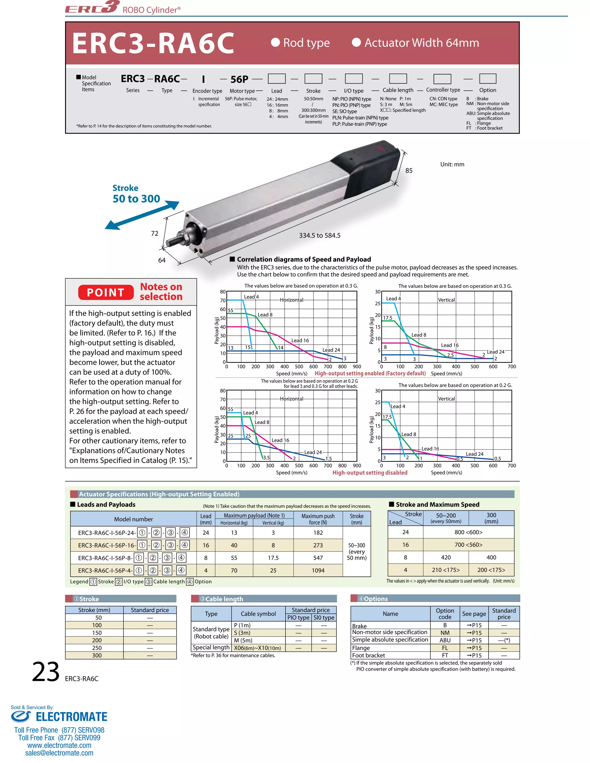 Iai erc3 ra6_c_specsheet | PDF