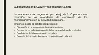 Iaii 11 enfriamiento y congelacion de alimentos | PPTX