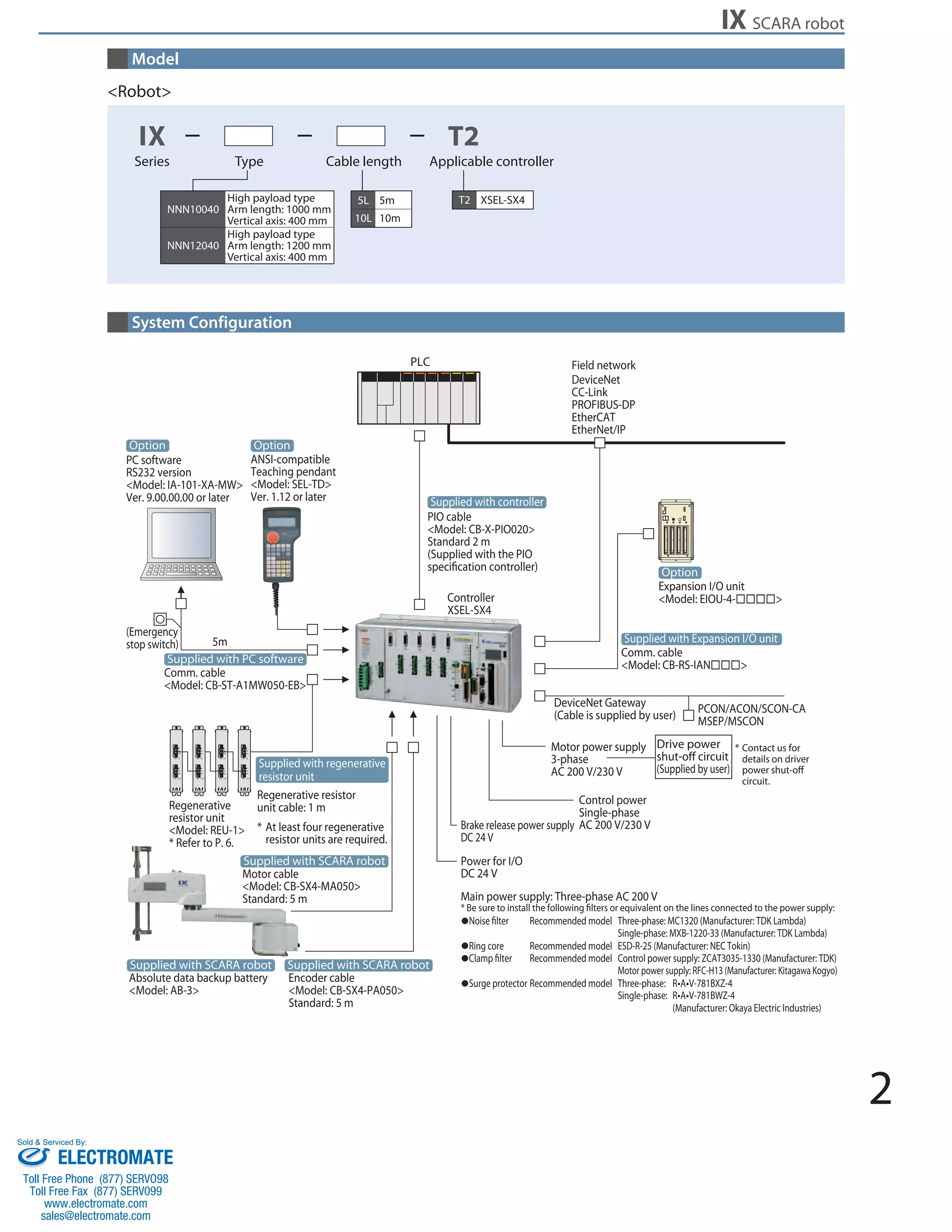 Iai ix scara_robot_1000_1200_specsheet | PDF | Radio Control | Hobbies ...