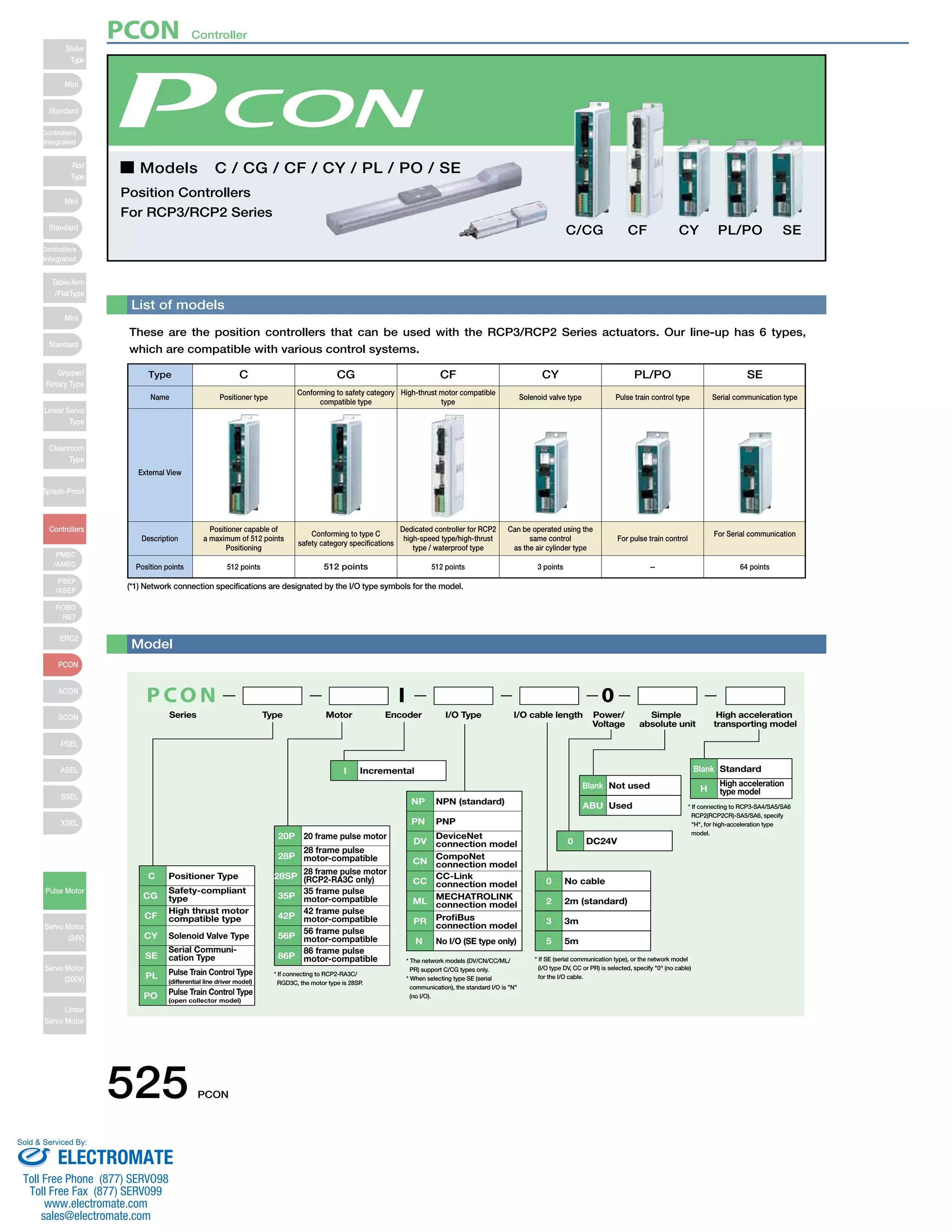 Iai pcon controller_specsheet | PDF