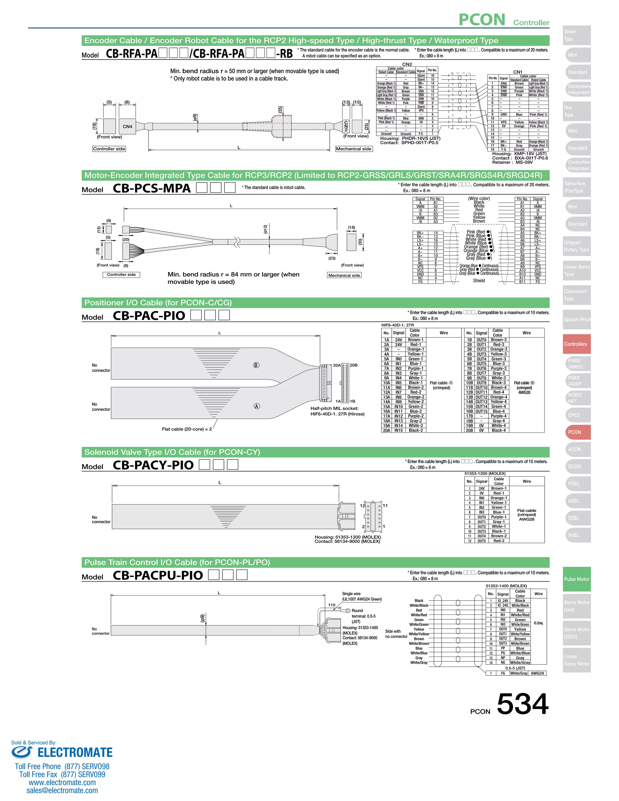 Iai pcon controller_specsheet | PDF