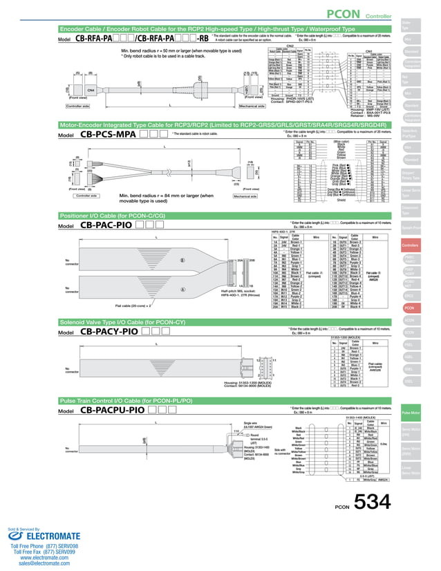 Iai pcon controller_specsheet | PDF | Computer Peripherals | Computing
