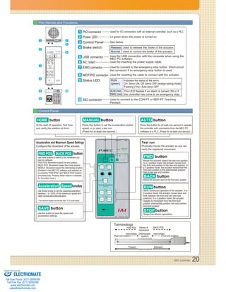 Iai pmec amec_controller_catalog | PDF