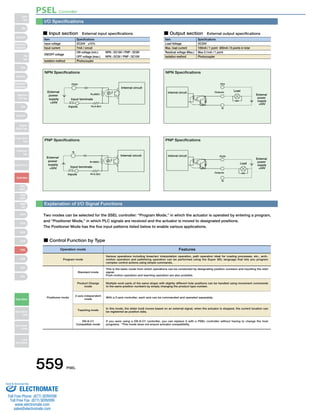 Iai psel controller_specsheet | PDF