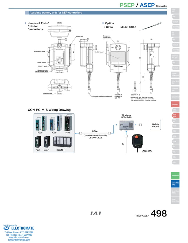 Iai psep asep_controller_specsheet | PDF