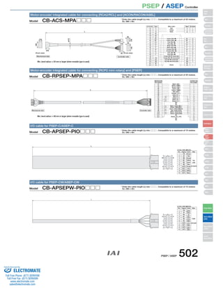 Iai psep asep_controller_specsheet | PDF