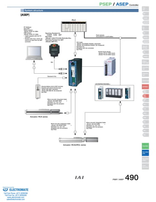 Iai psep asep_controller_specsheet | PDF