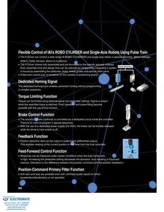 Iai pulse driver_specsheet | PDF