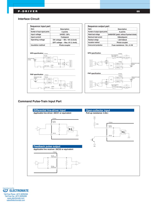 Iai pulse driver_specsheet | PDF