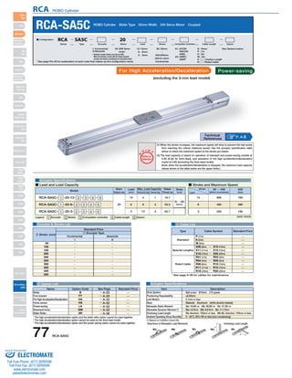 Iai rca sa5-c_specsheet | PDF