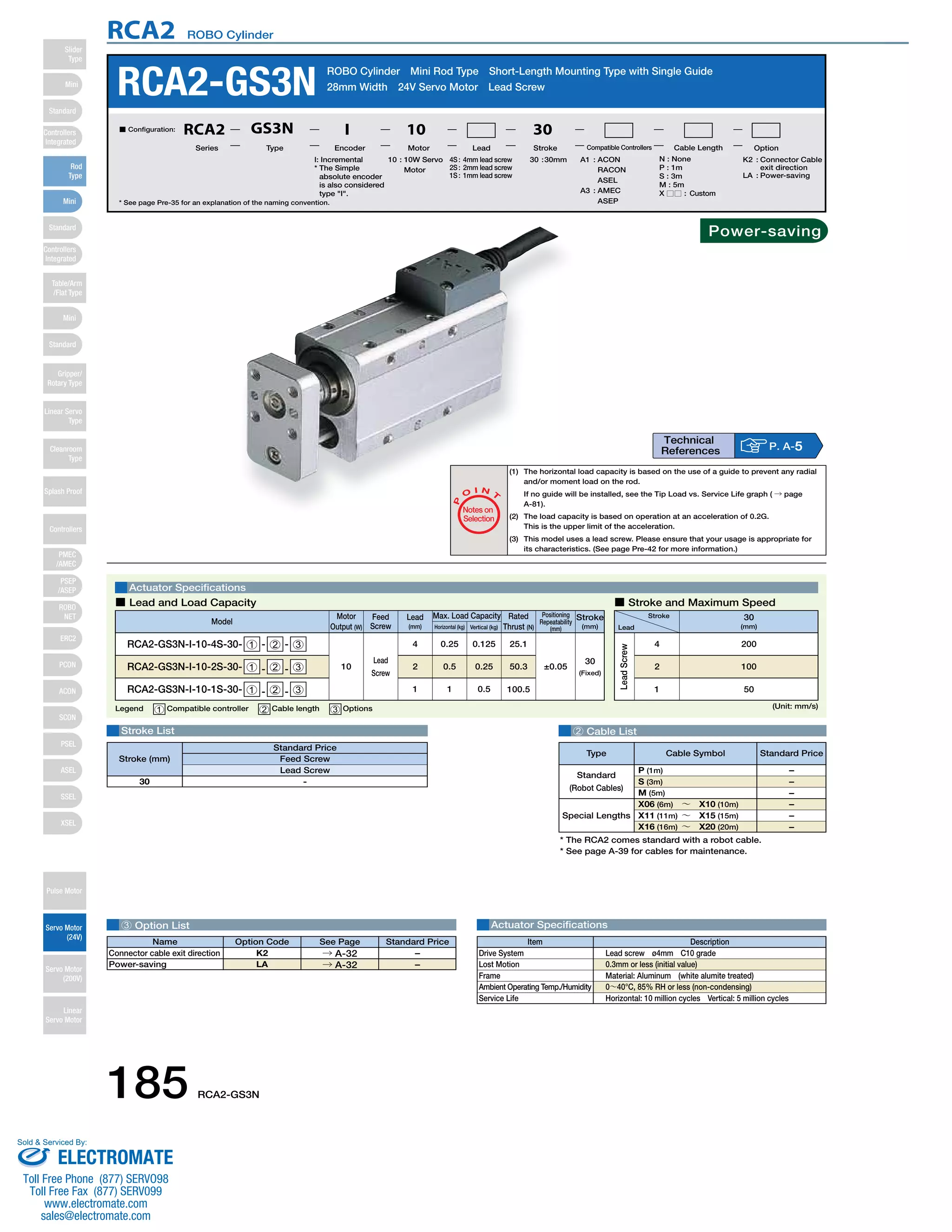 Iai rca2 gs3_n_specsheet | PDF