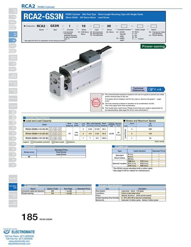 Iai rca2 gs3_n_specsheet | PDF