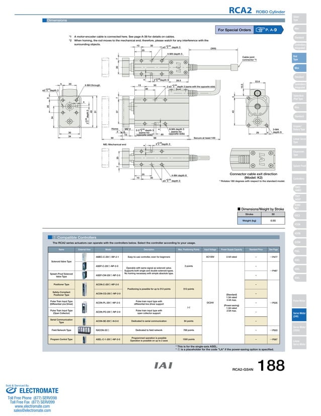 Iai rca2 gs4_n_specsheet | PDF | Computer Peripherals | Computing