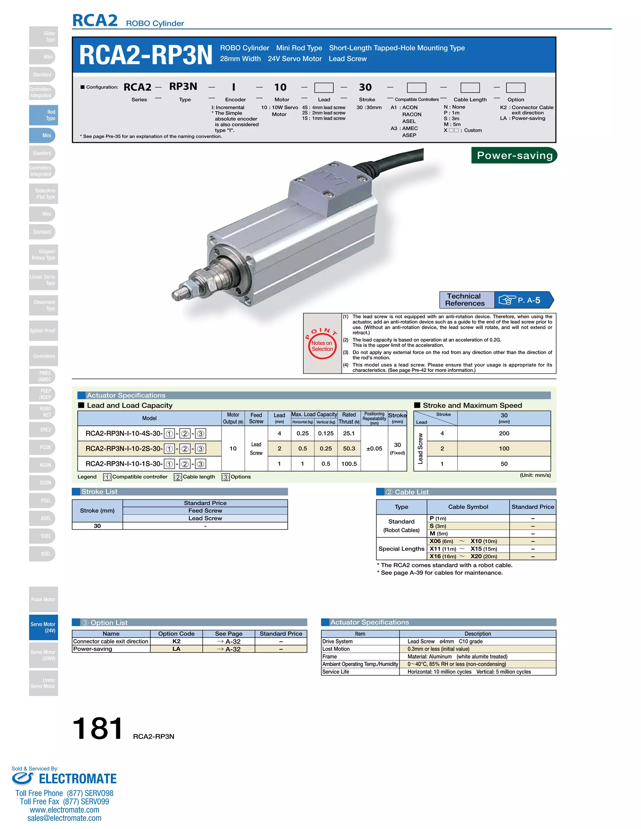 Iai rca2 rp3_n_specsheet | PDF