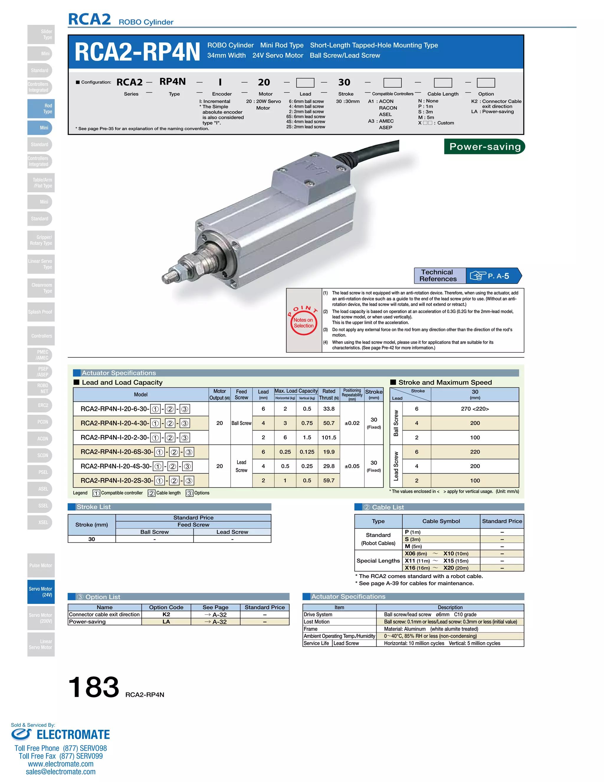 Iai rca2 rp4_n_specsheet | PDF