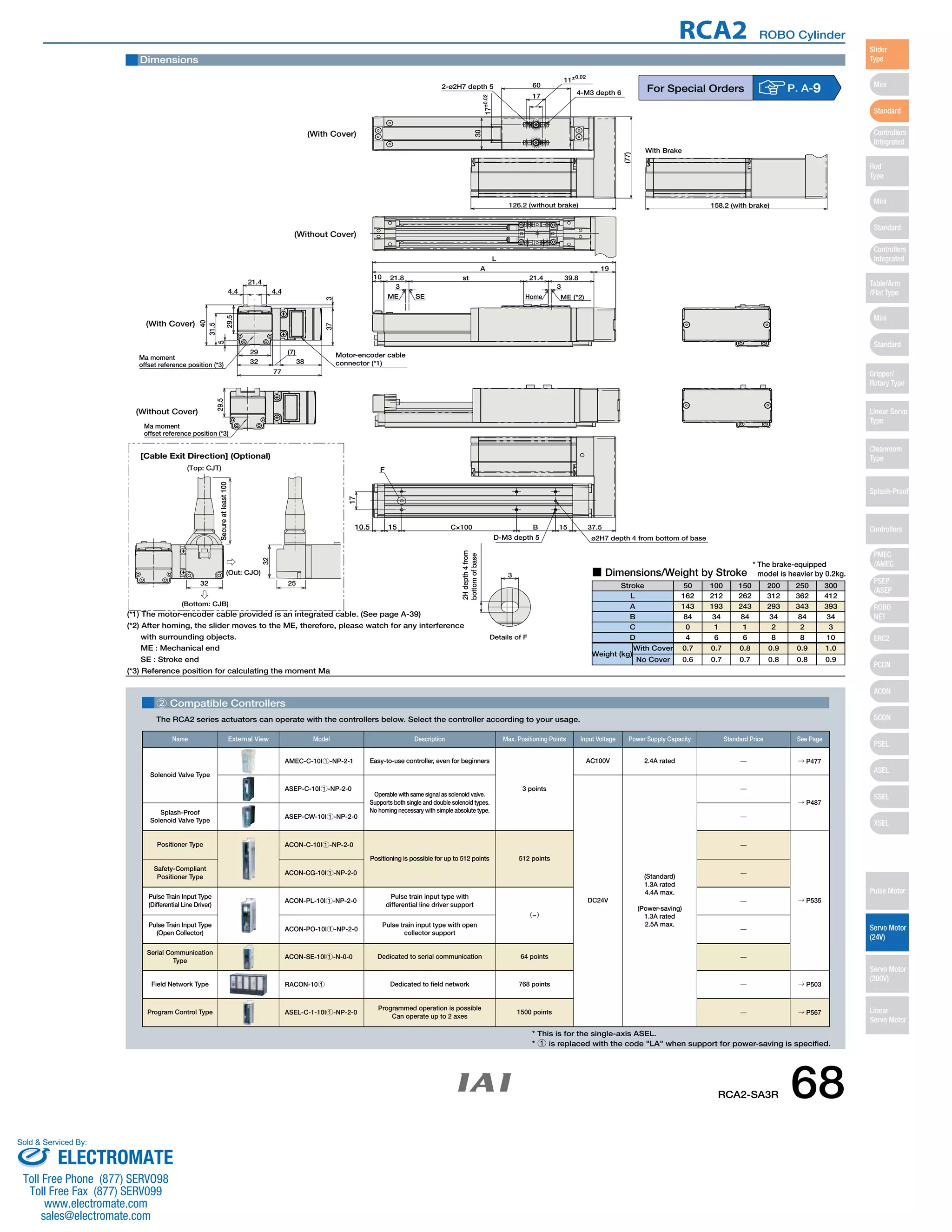 Iai rca2 sa3_r_specsheet | PDF