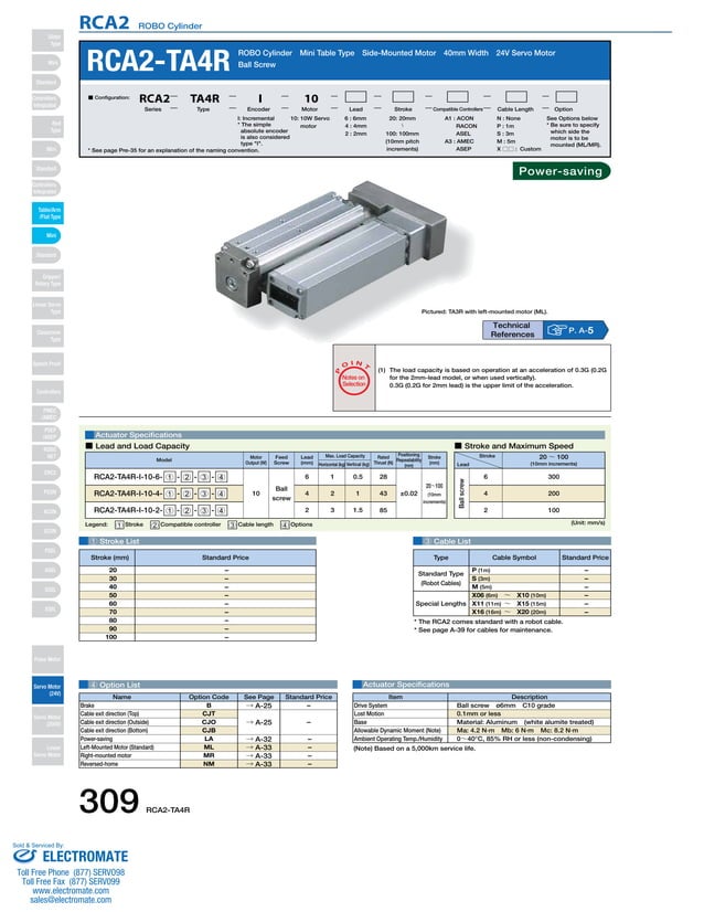 Iai rca2 ta4_r_specsheet | PDF