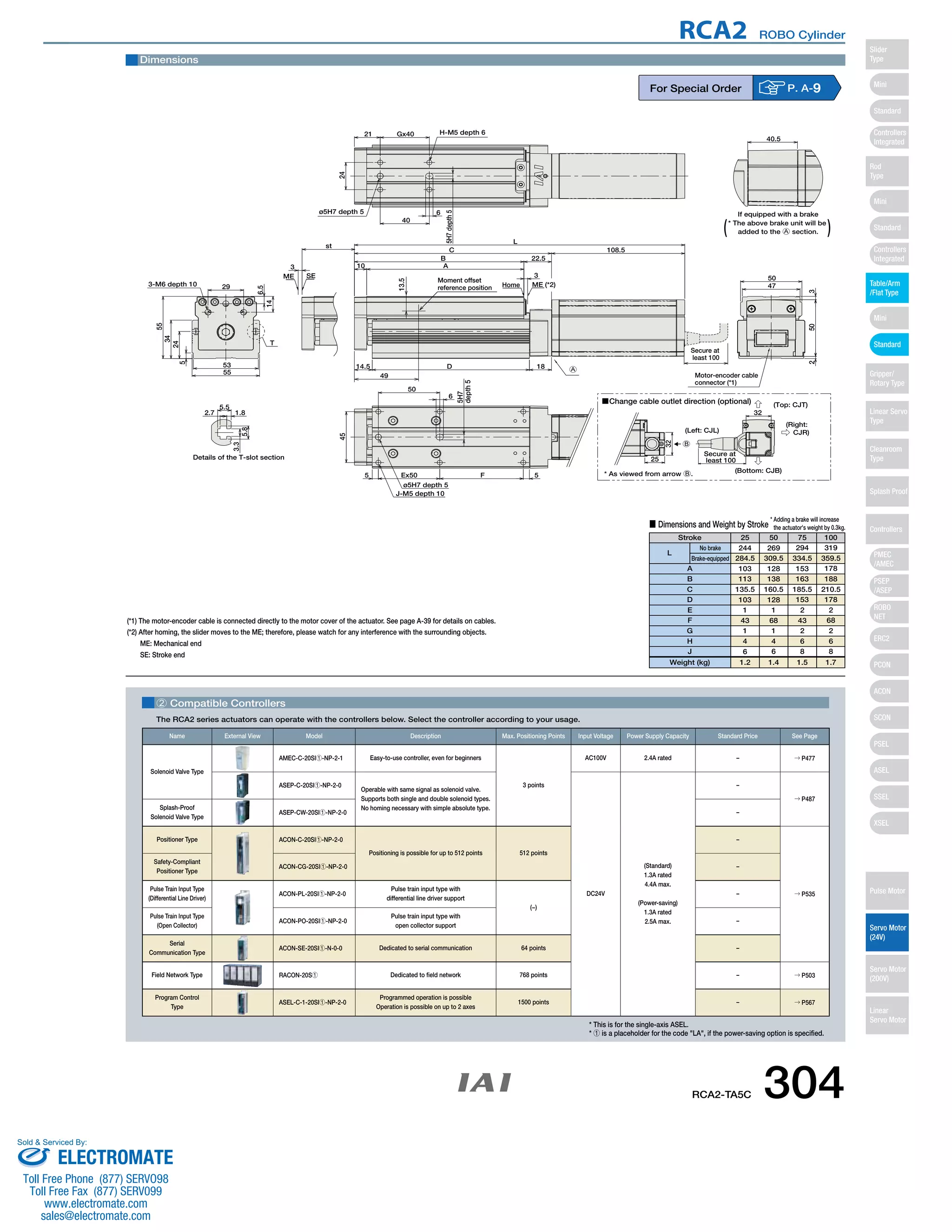 Iai rca2 ta5_c_specsheet | PDF | Computer Peripherals | Computing