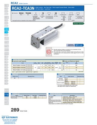 Iai rca2 tca3_n_specsheet | PDF | Computer Peripherals | Computing