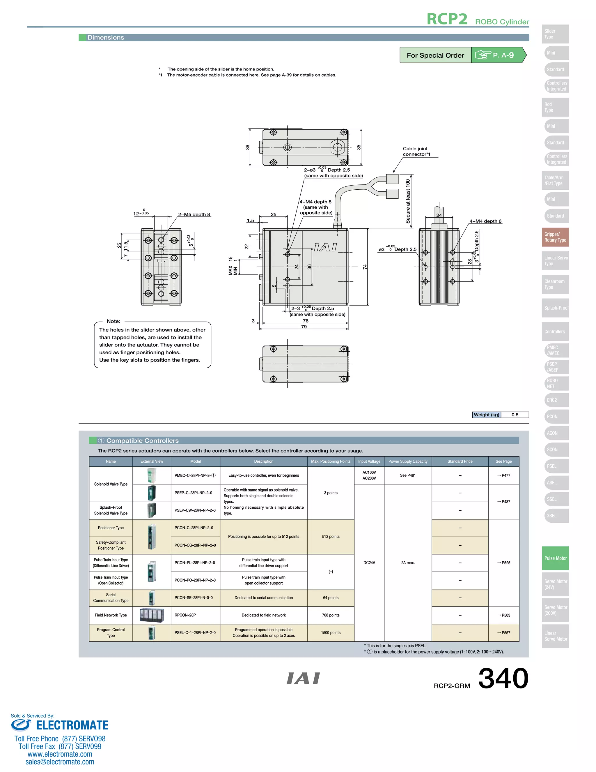 Iai rcp2 grm_specsheet | PDF
