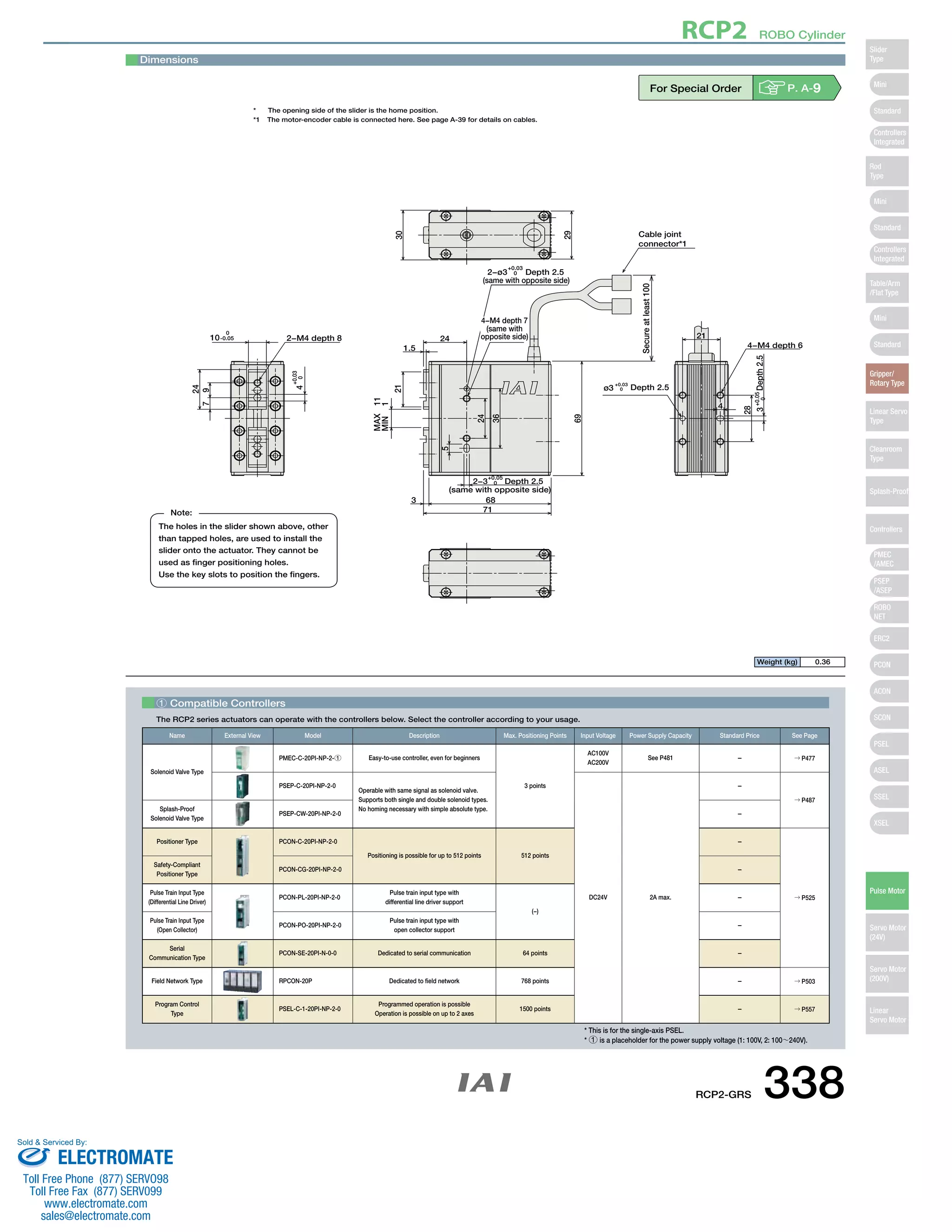 Iai rcp2 grs_specsheet | PDF