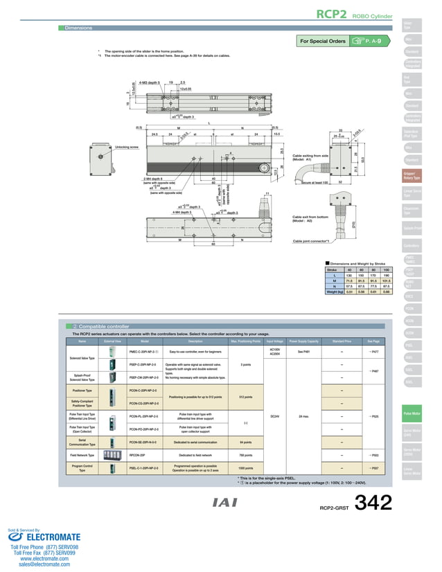 Iai rcp2 grst_1_specsheet | PDF