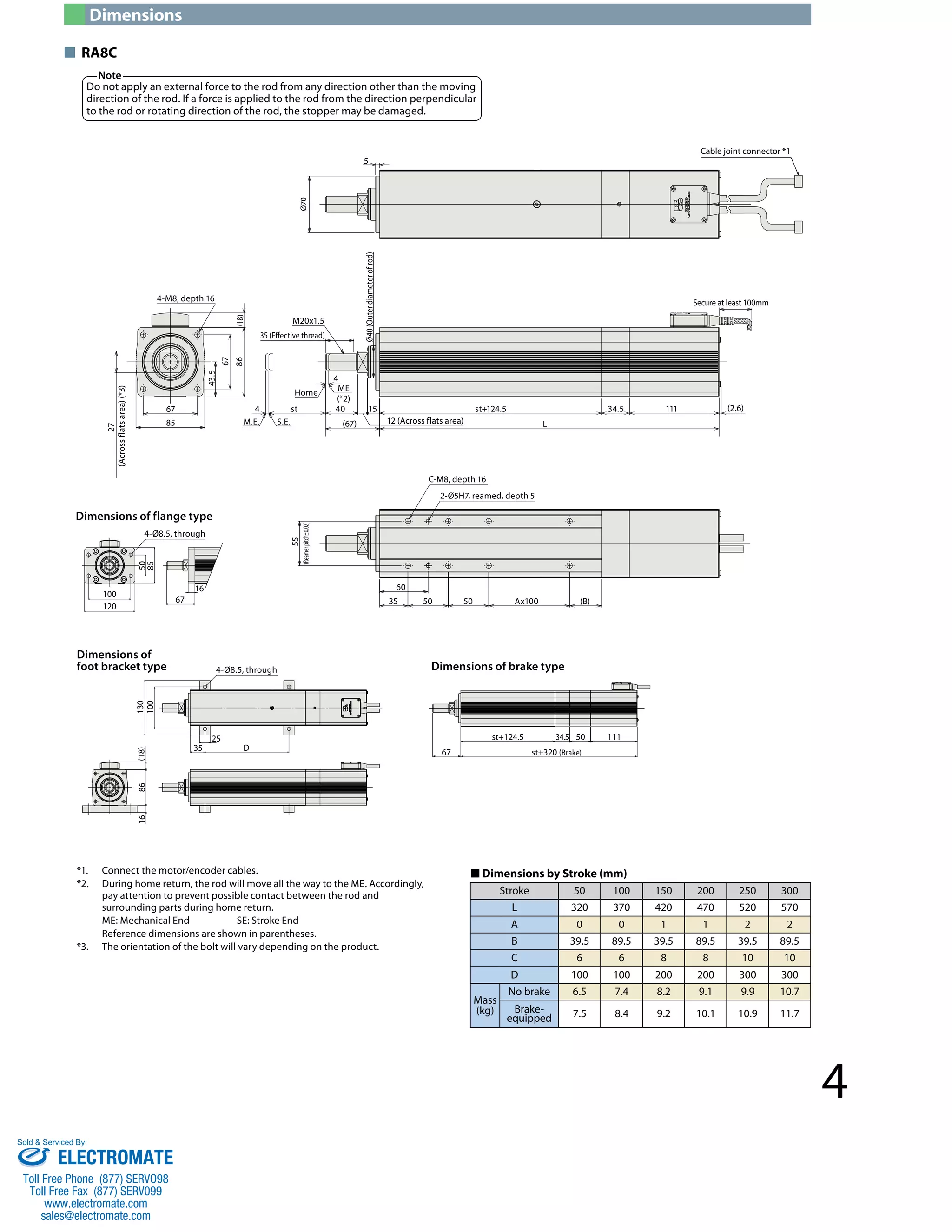 Iai rcp2 ra8_c_ra8r_specsheet | PDF