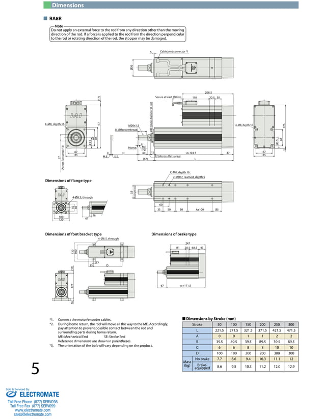 Iai rcp2 ra8_c_ra8r_specsheet | PDF