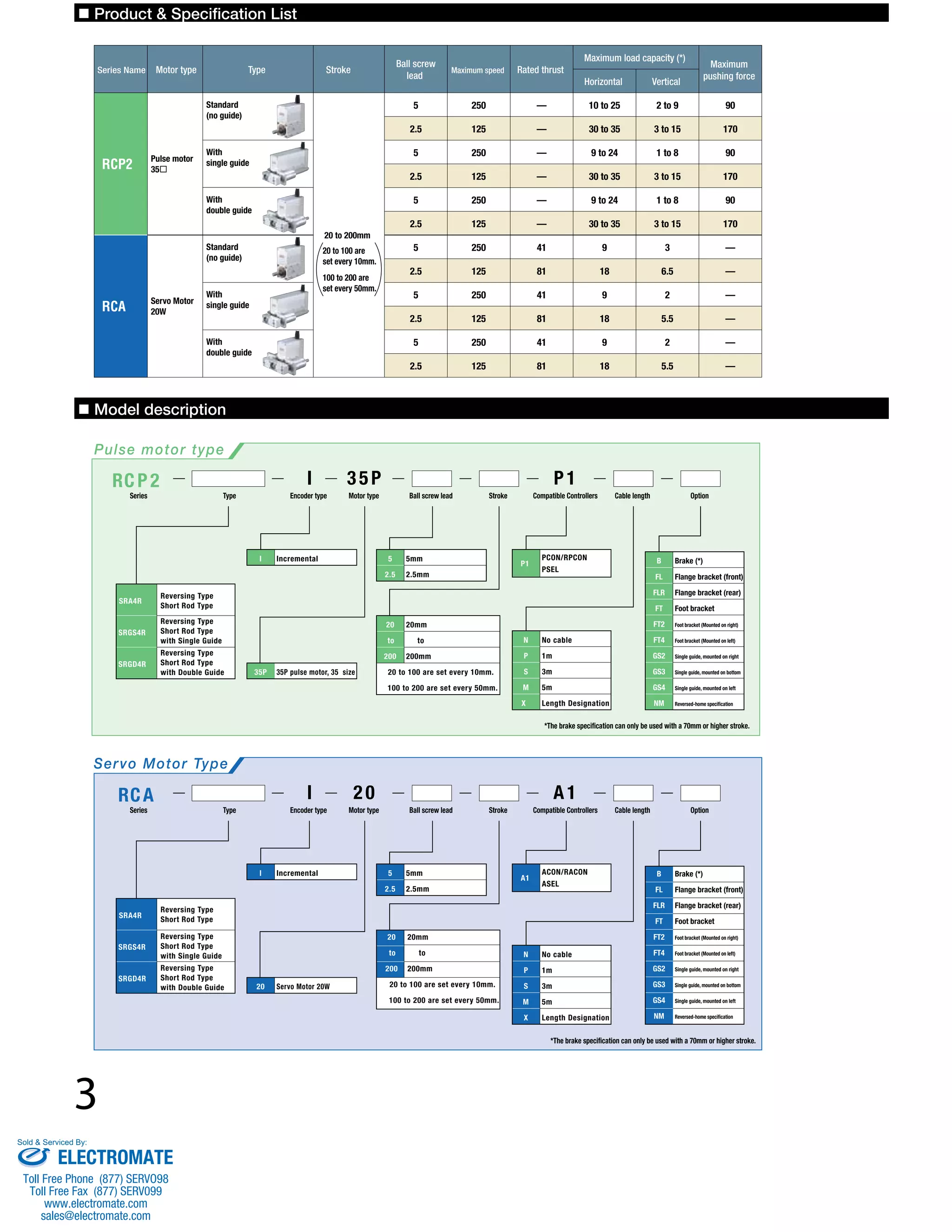 Iai rcp2 rca_sra_specsheet | PDF