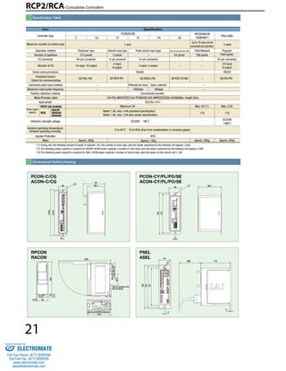 Iai rcp2 rca_sra_specsheet | PDF