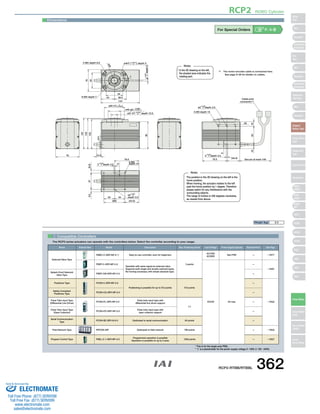Iai rcp2 rtbb_rtbbl_specsheet | PDF