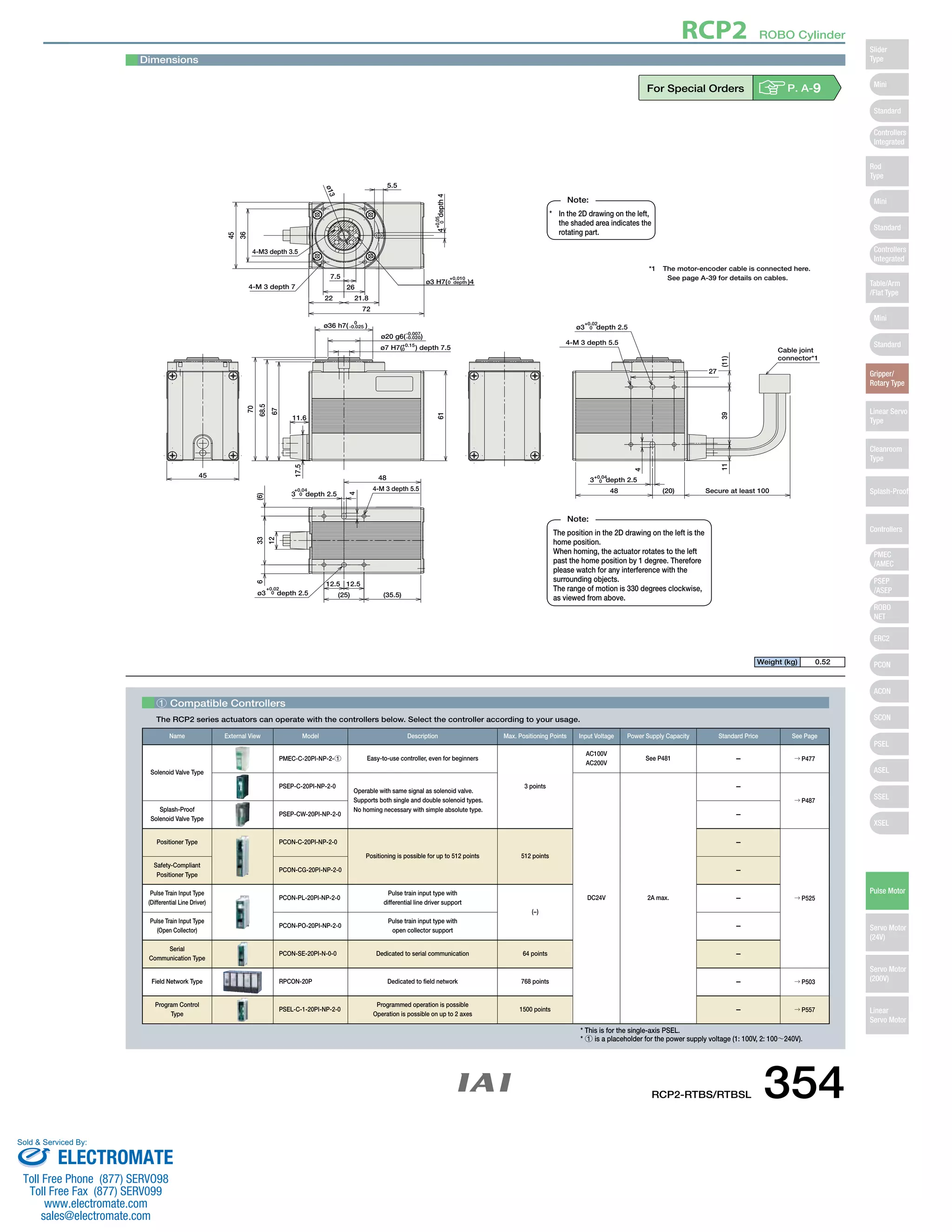 Iai rcp2 rtbs_rtbsl_specsheet | PDF