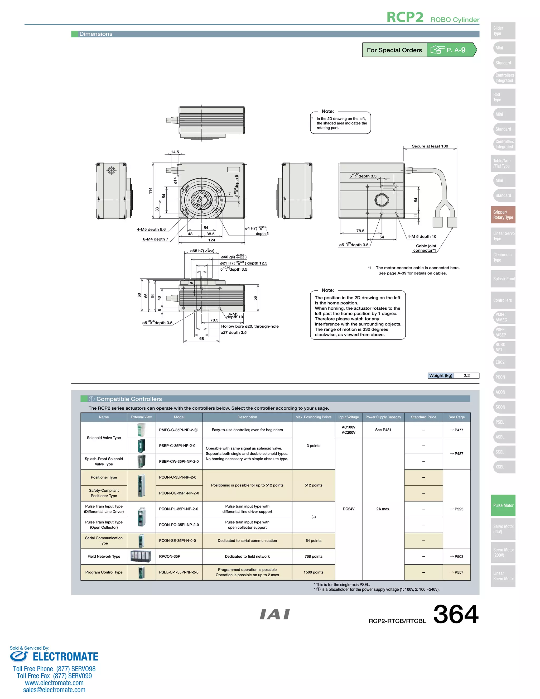 Iai rcp2 rtcb_rtcbl_1_specsheet | PDF