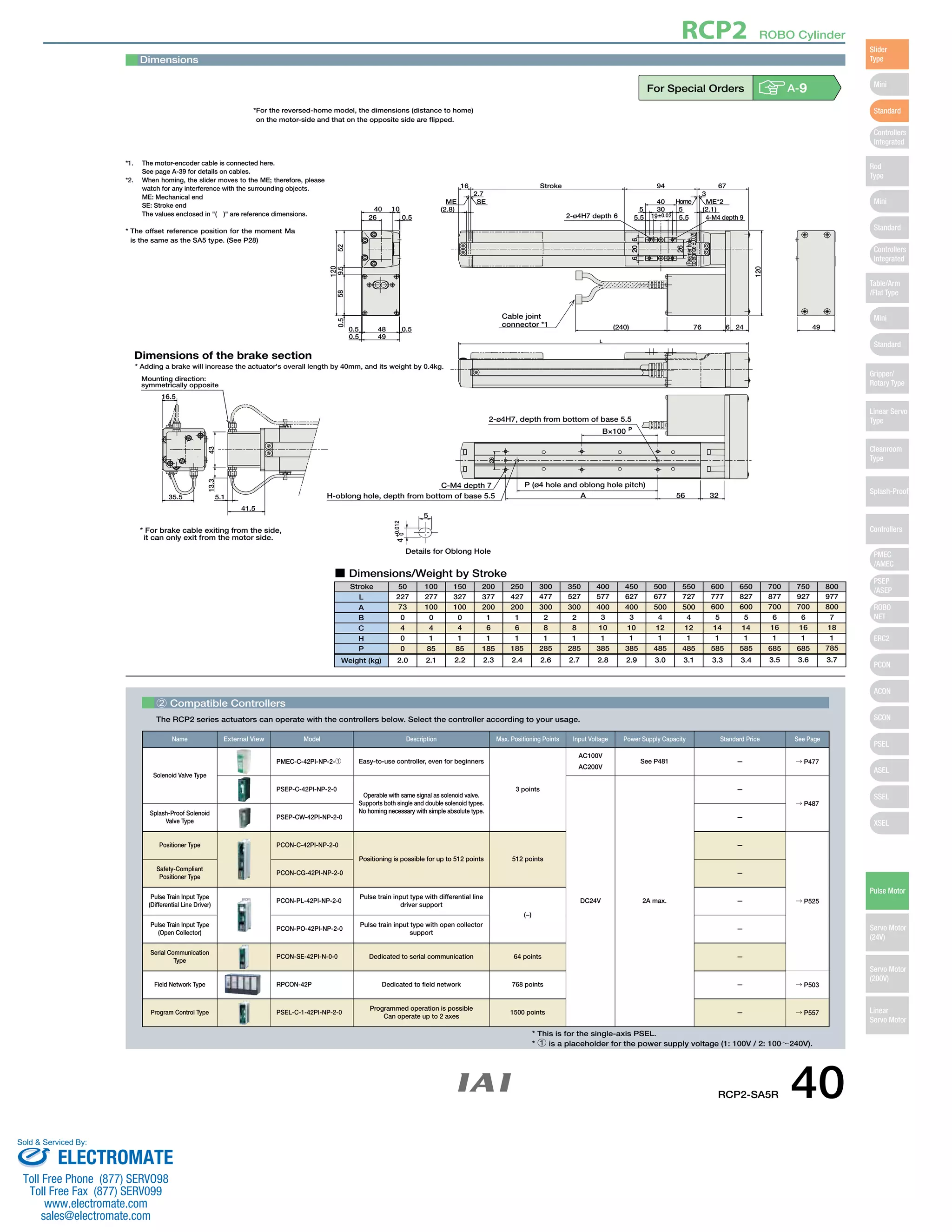 Iai rcp2 sa5_r_specsheet | PDF