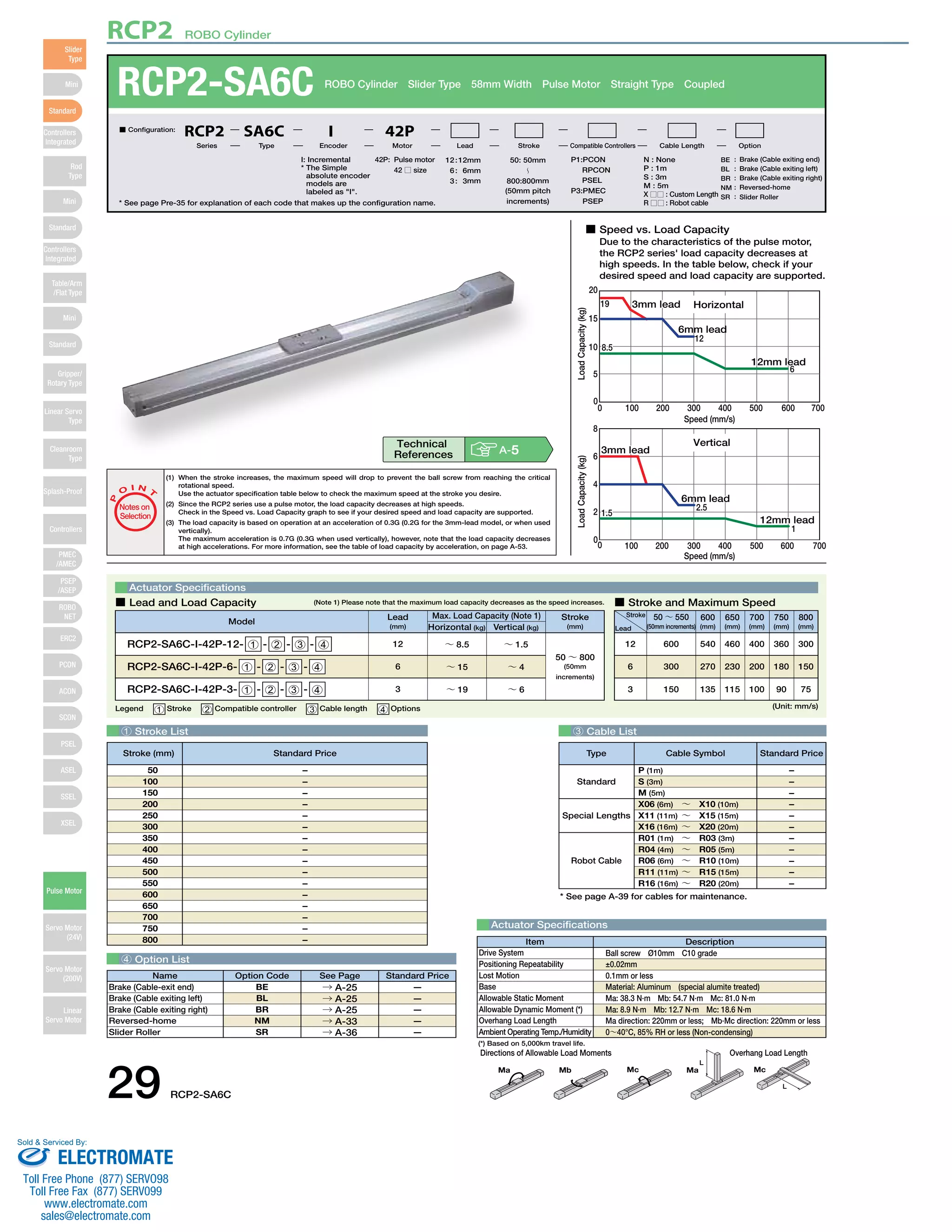 Iai rcp2 sa6_c_specsheet | PDF