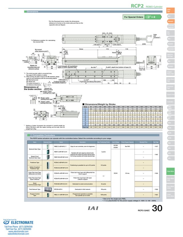 Iai rcp2 sa6_c_specsheet | PDF