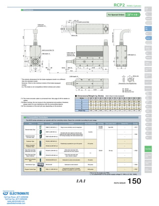 Iai rcp2 sra4_r_specsheet | PDF | Computer Peripherals | Computing