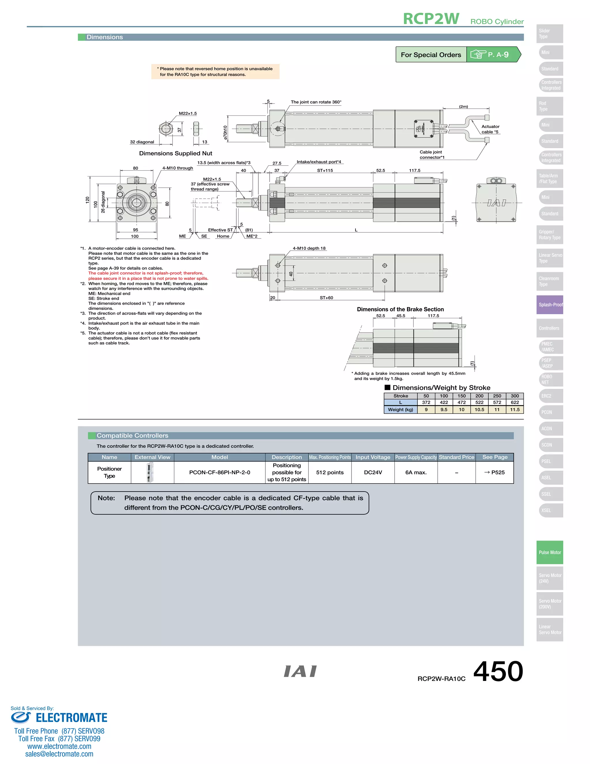 Iai rcp2 w_ra10c_specsheet | PDF